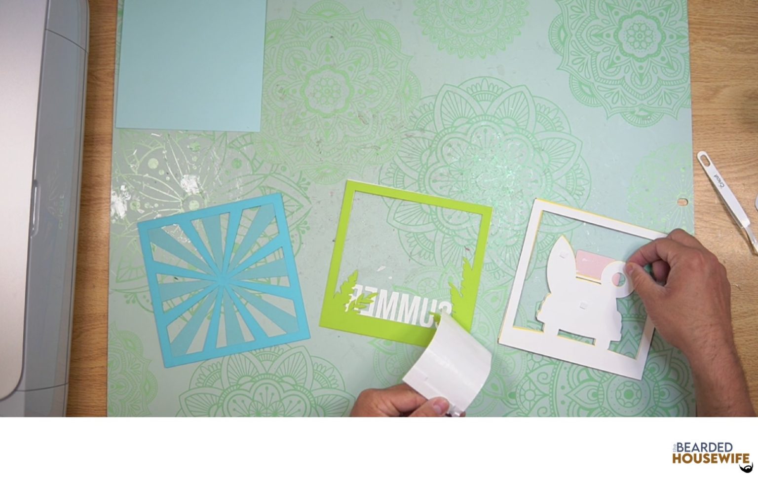 How to Make Fun Summer Travel Shadow Boxes - The Bearded Housewife