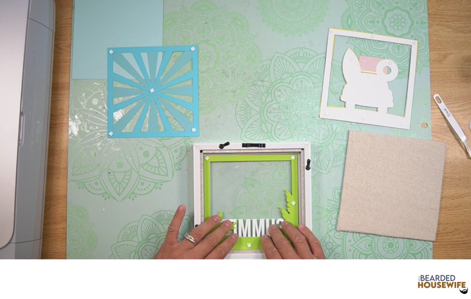 How to Make Fun Summer Travel Shadow Boxes - The Bearded Housewife