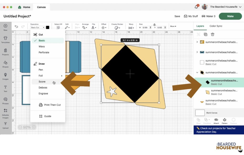 How to Make Summer on the Beach Shadow Box Cards - The Bearded Housewife