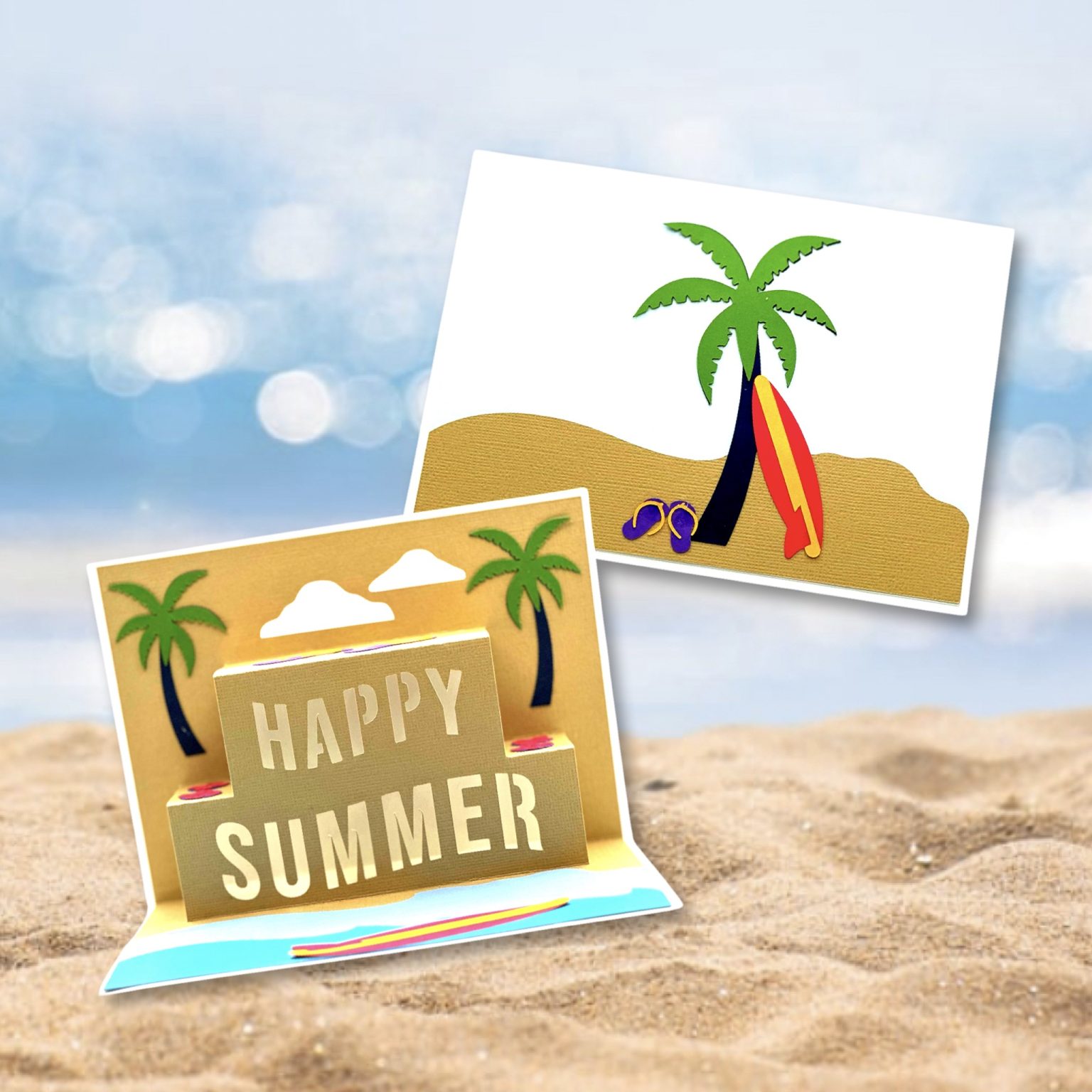 How to Make Summer Pop-Up Cards - The Bearded Housewife