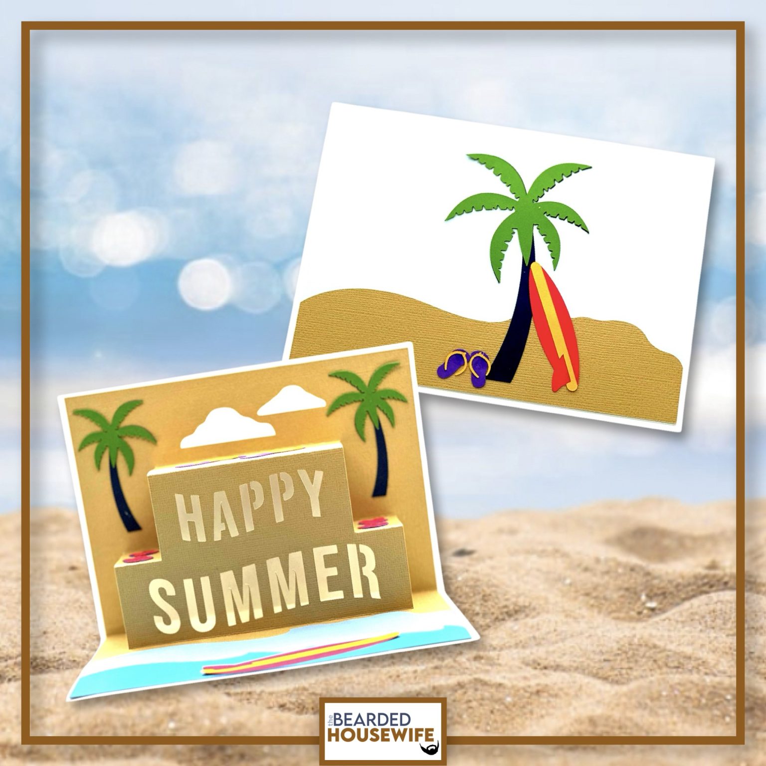 How to Make Summer Pop-Up Cards - The Bearded Housewife