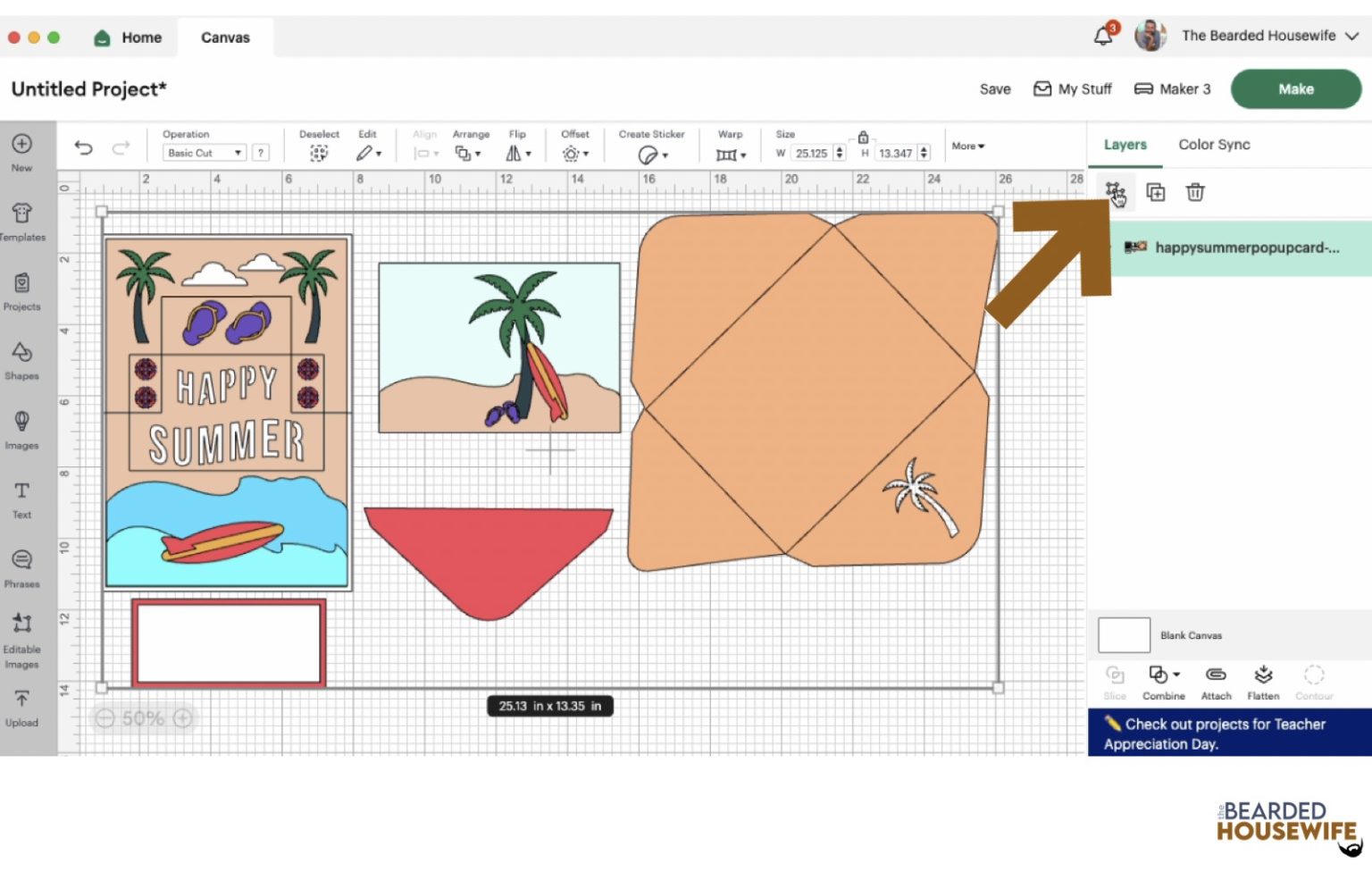 How to Make Summer Pop-Up Cards - The Bearded Housewife