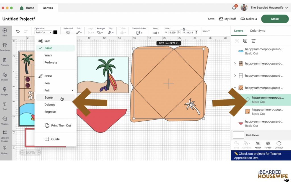 How to Make Summer Pop-Up Cards - The Bearded Housewife