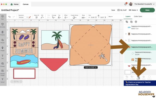How to Make Summer Pop-Up Cards - The Bearded Housewife