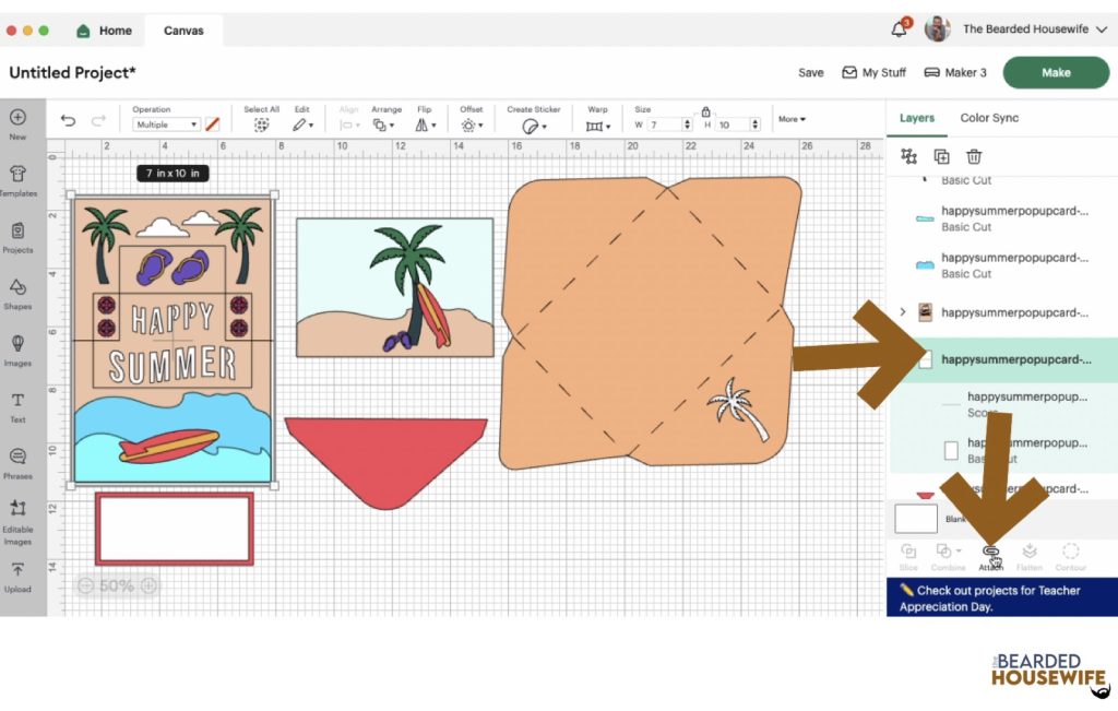 How to Make Summer Pop-Up Cards - The Bearded Housewife