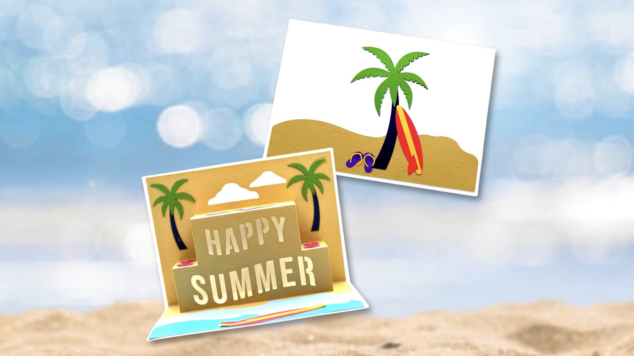 Happy Summer Pop-Up Card - The Bearded Housewife