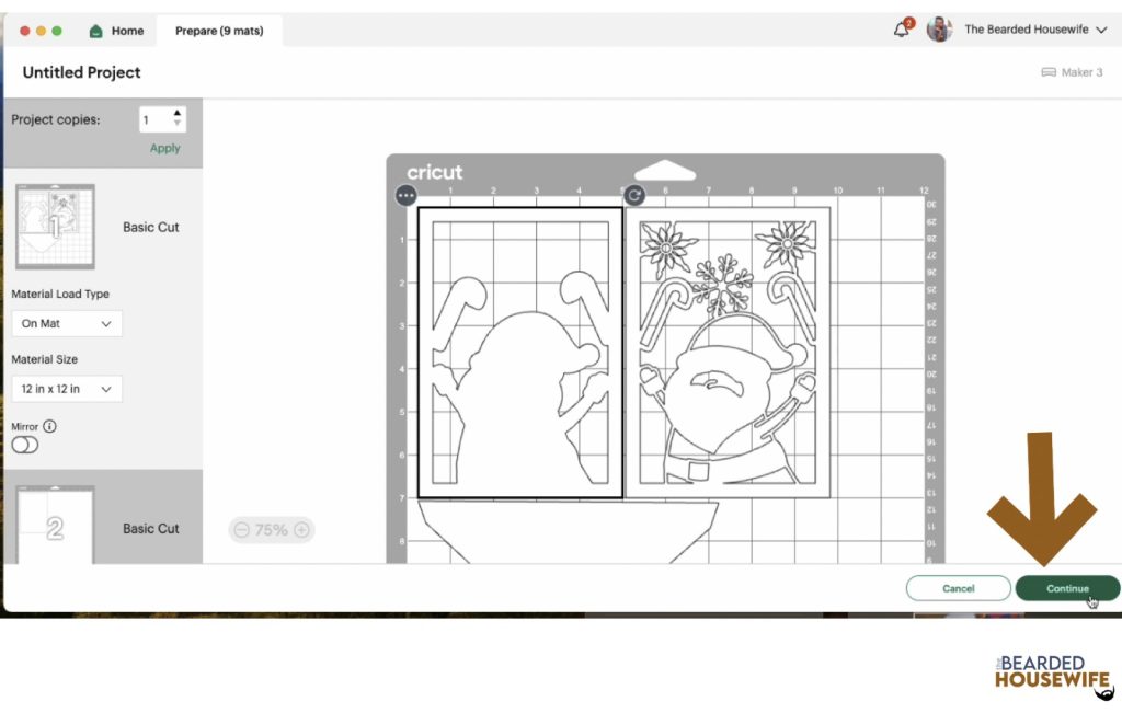 How to Make Silly Santa Layered Cards - The Bearded Housewife