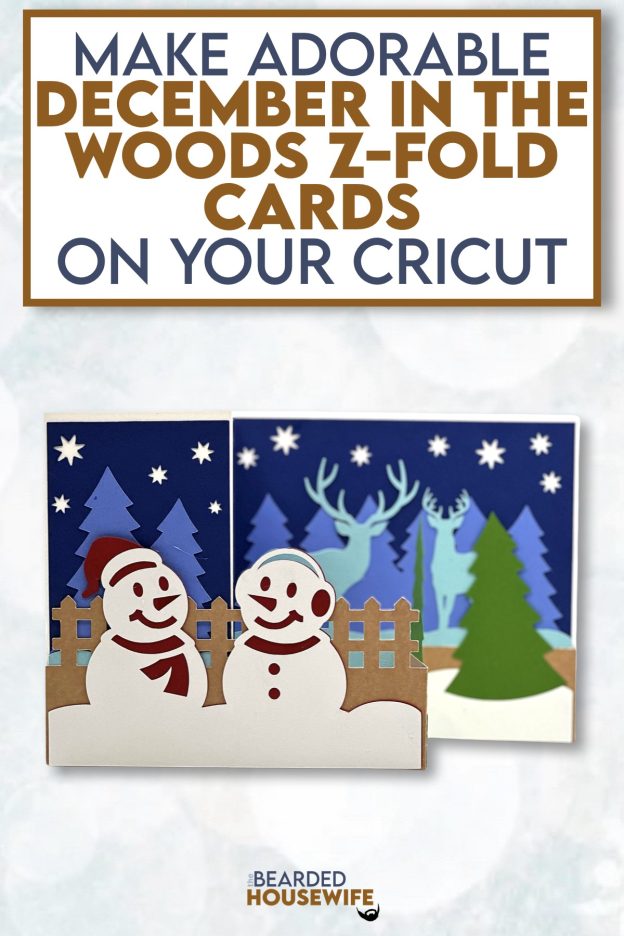 How to Make Adorable Winter Z-Fold Cards - The Bearded Housewife