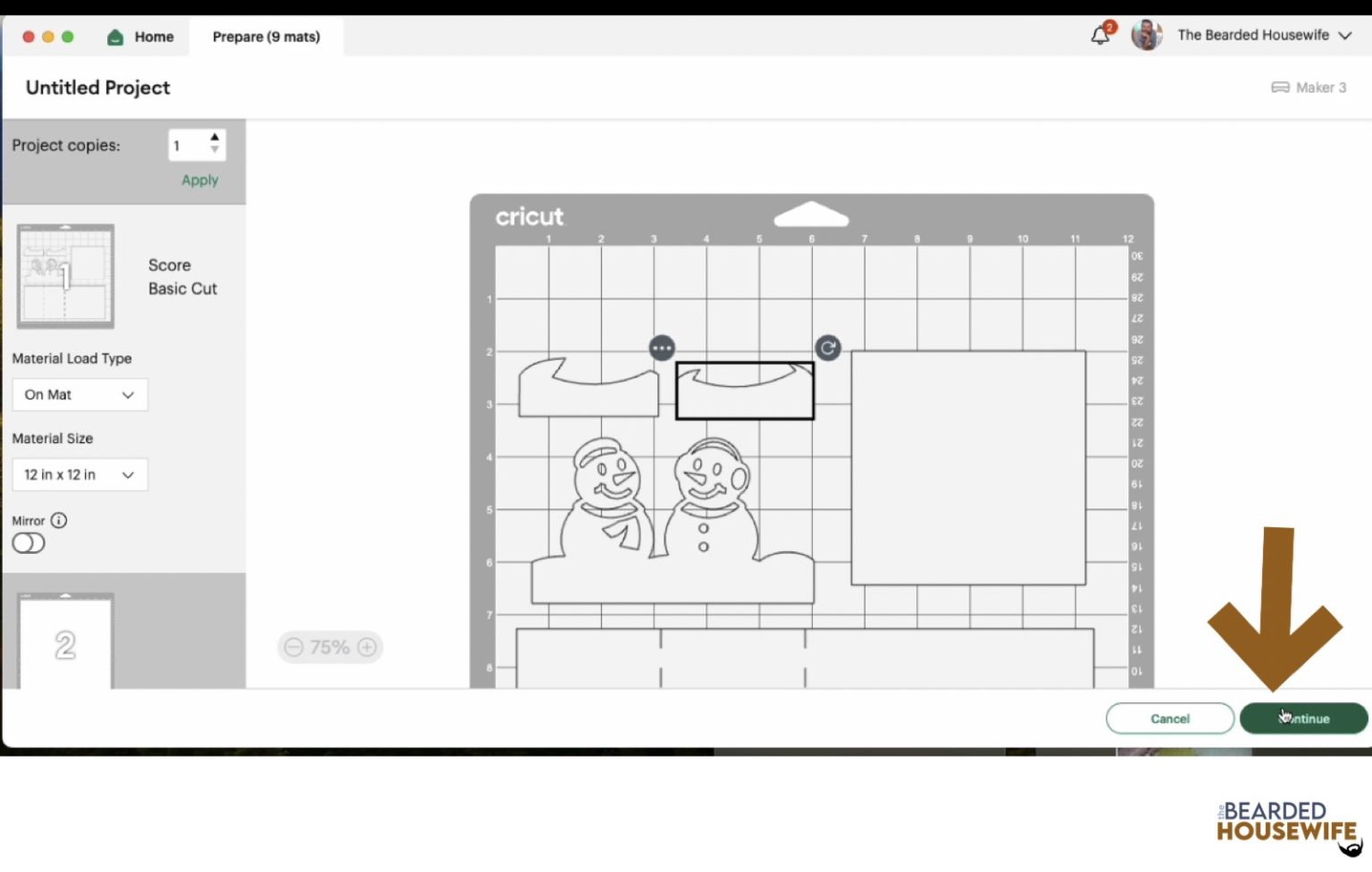 How to Make Adorable Winter Z-Fold Cards - The Bearded Housewife