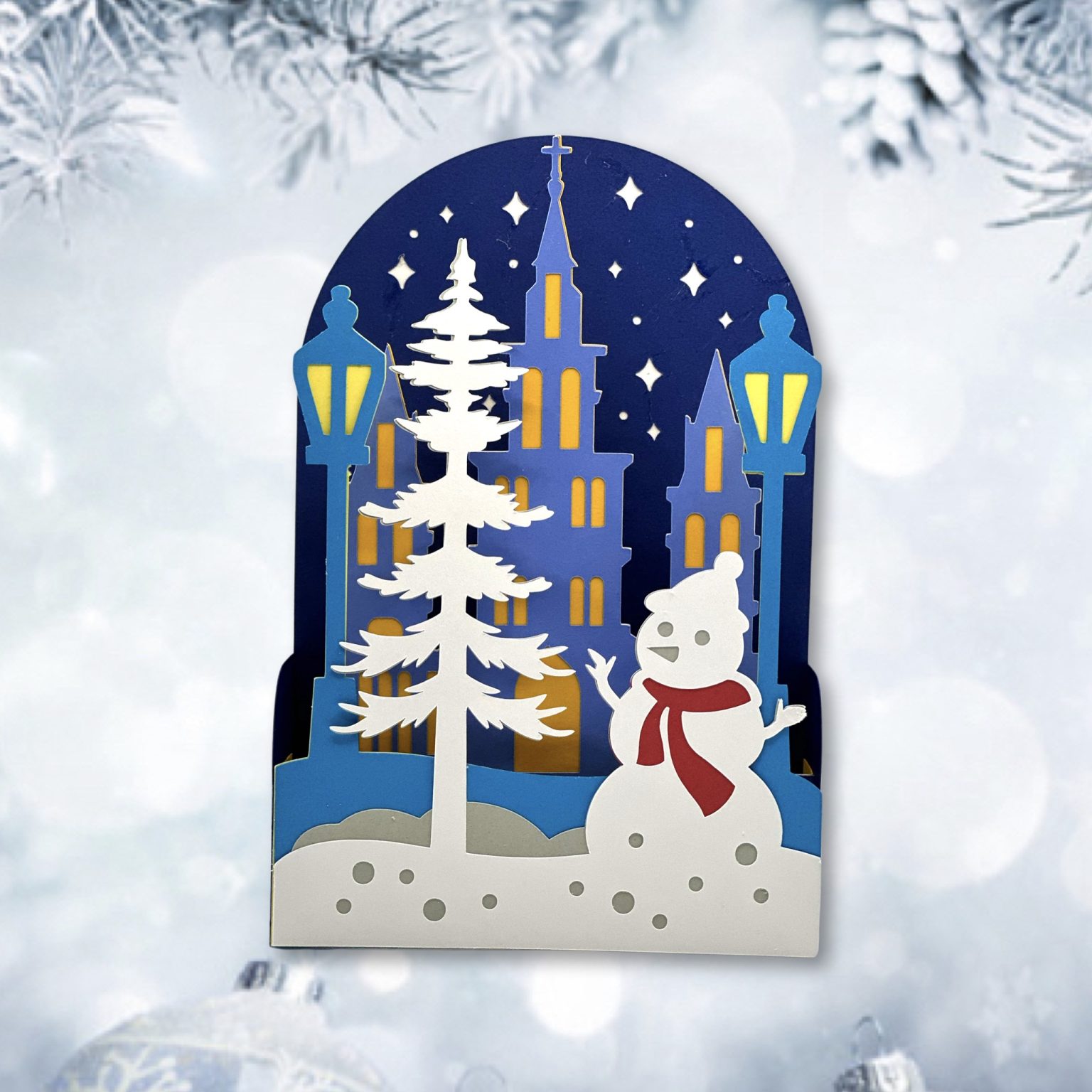 How to Make Pretty Christmas Box Cards - The Bearded Housewife