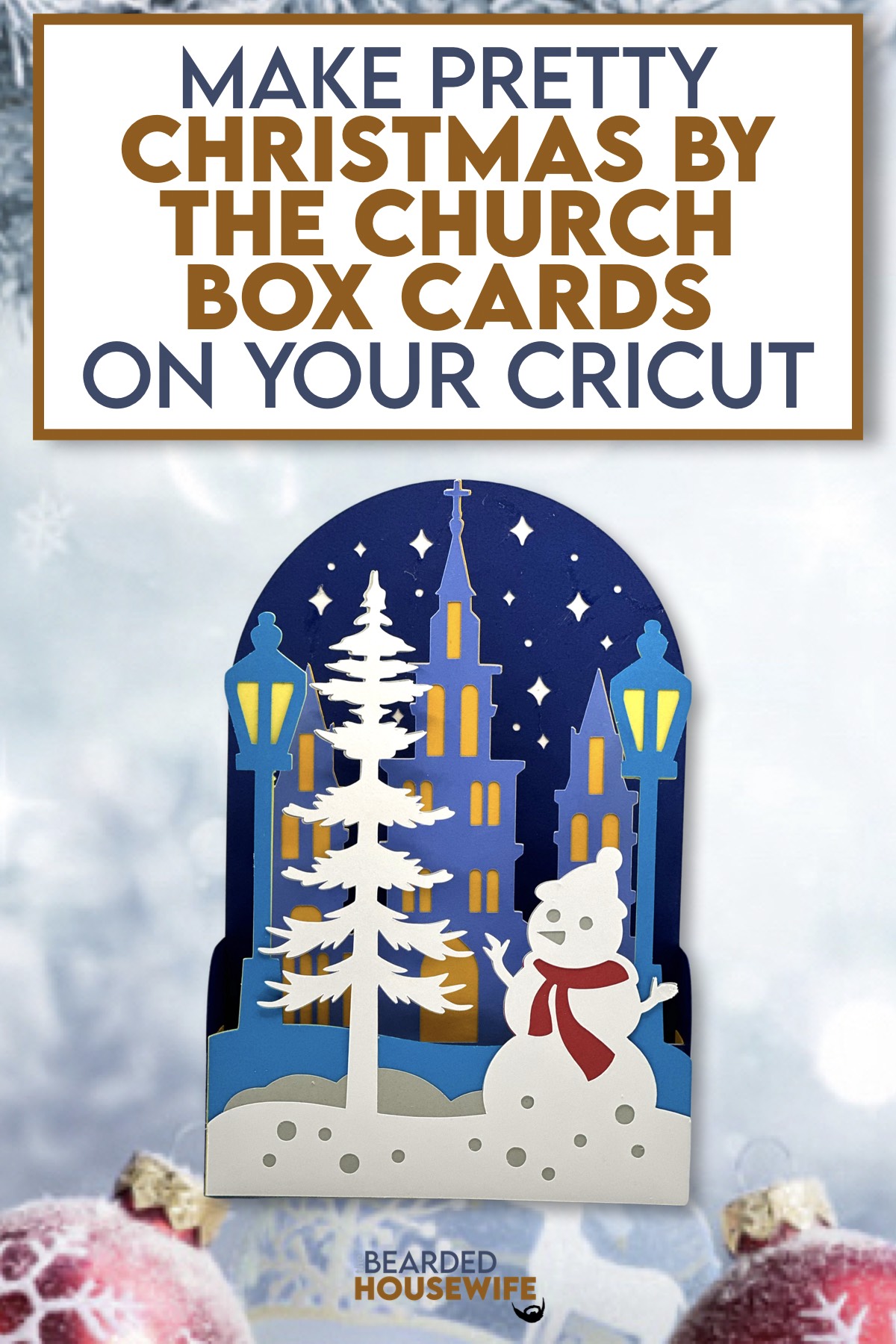 How to Make Pretty Christmas Box Cards - The Bearded Housewife