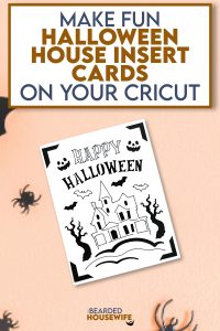 How to Make Halloween House Insert Cards - The Bearded Housewife