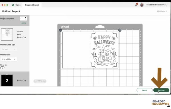 How to Make Halloween House Insert Cards - The Bearded Housewife