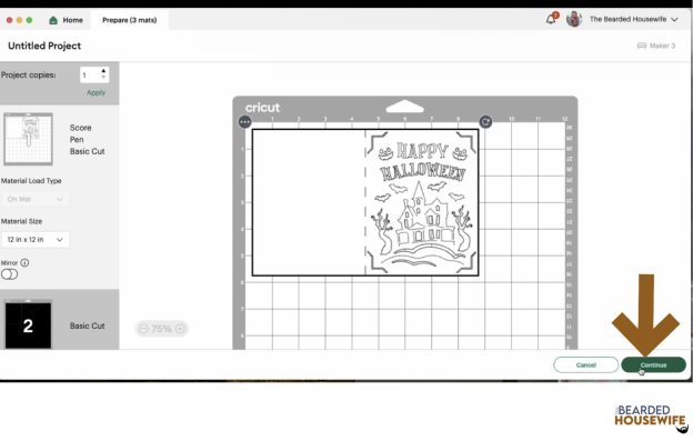 How to Make Halloween House Insert Cards - The Bearded Housewife