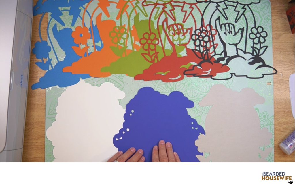 How to Make Out of the Grave Layered Paper Crafts - The Bearded Housewife