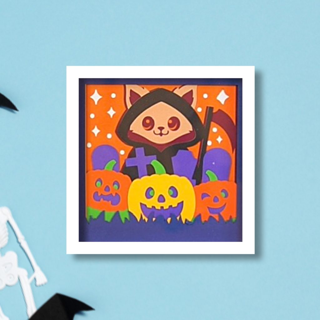 How to Make Grim Kitty Shadow Boxes - The Bearded Housewife