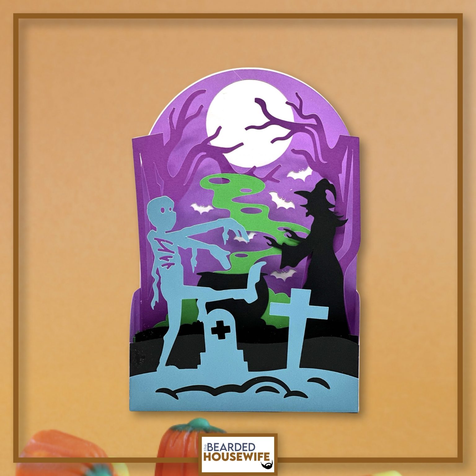 How to Make Fun Witch's Brew Box Cards - The Bearded Housewife