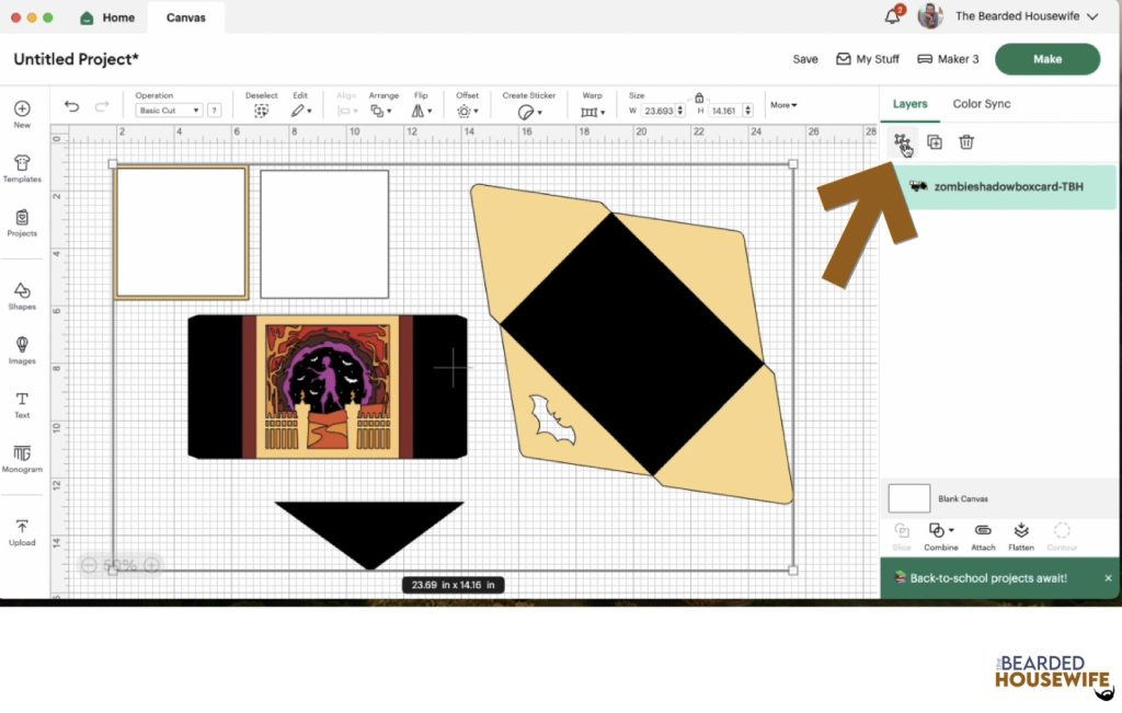 How to Make Cool Zombie Shadow Box Cards - The Bearded Housewife