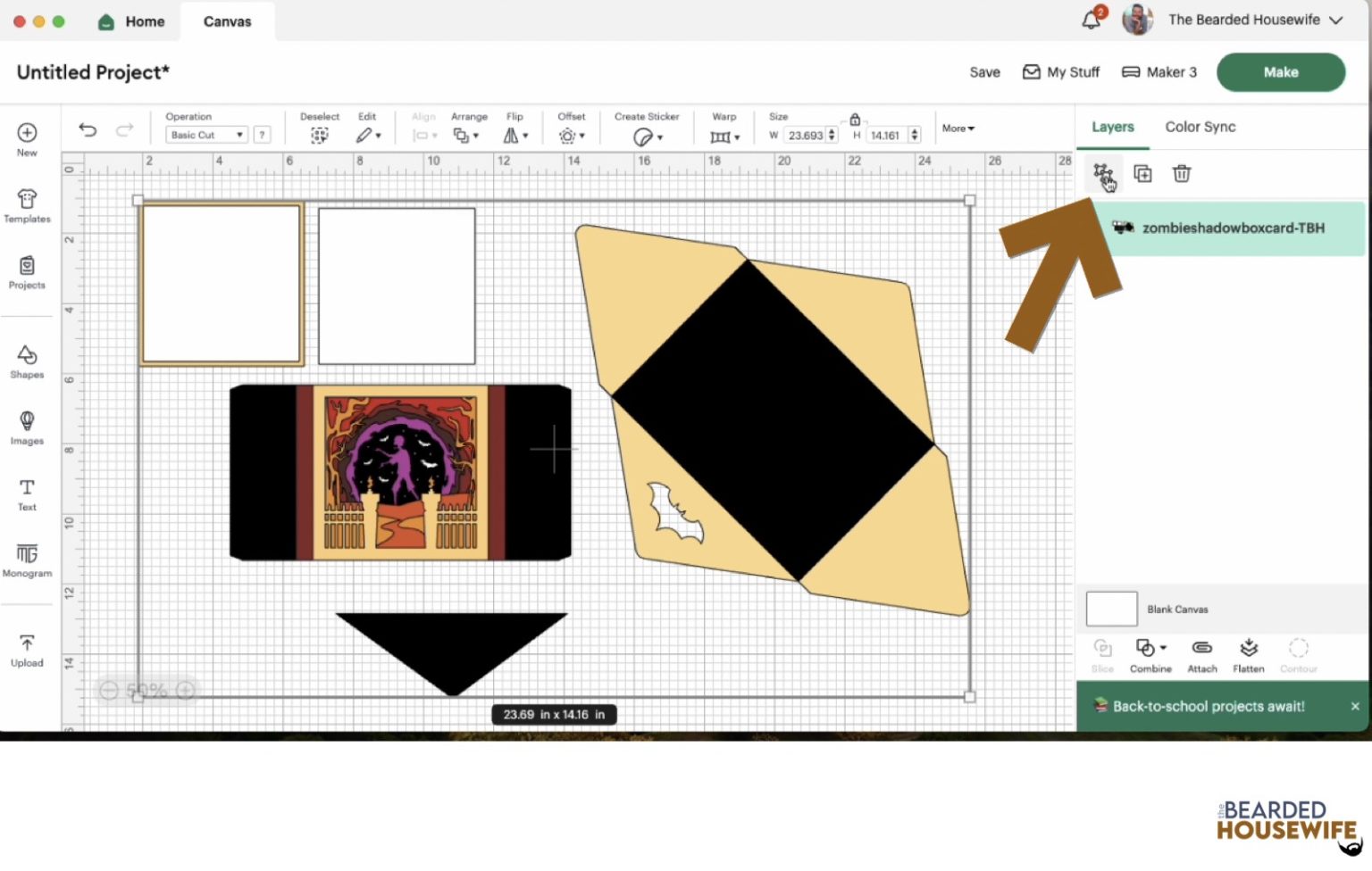 How to Make Cool Zombie Shadow Box Cards - The Bearded Housewife
