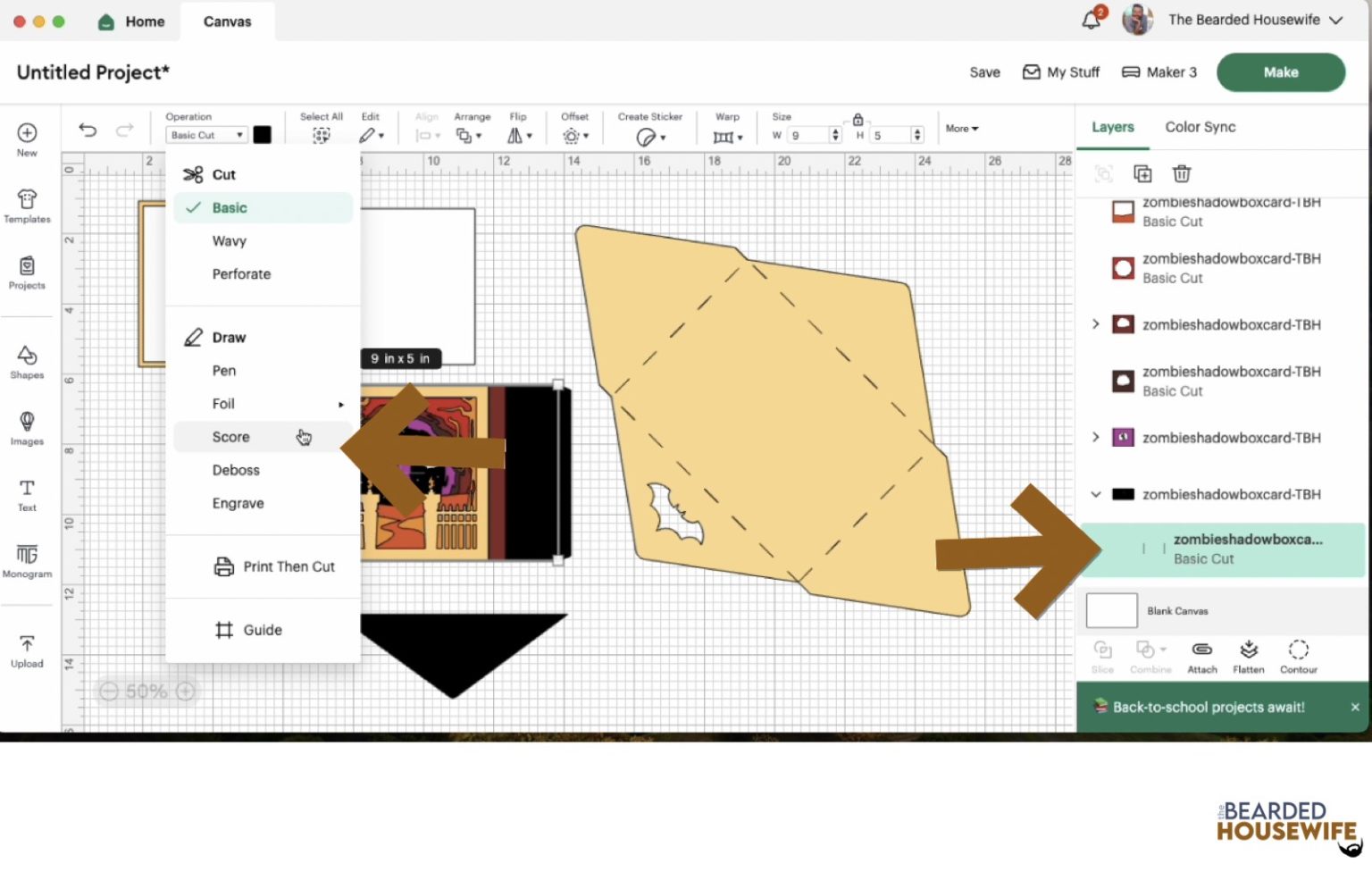 How to Make Cool Zombie Shadow Box Cards - The Bearded Housewife