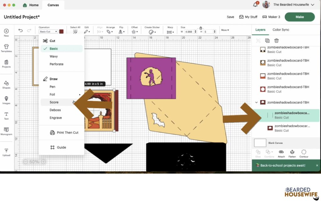 How to Make Cool Zombie Shadow Box Cards - The Bearded Housewife