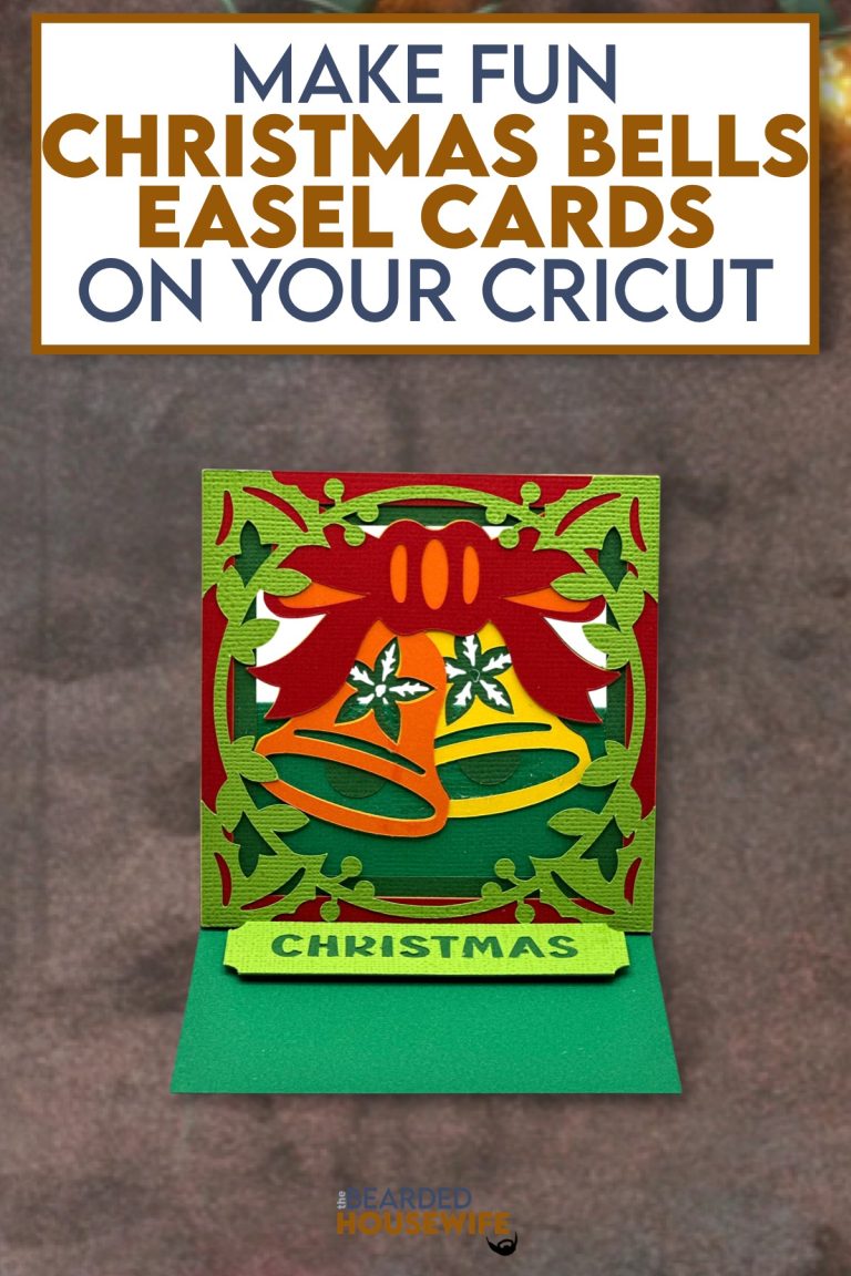 How to Make Fun Christmas Bells Easel Cards - The Bearded Housewife
