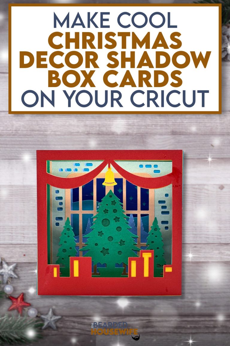 How to Make Fun Christmas Decor Shadow Box Cards - The Bearded Housewife
