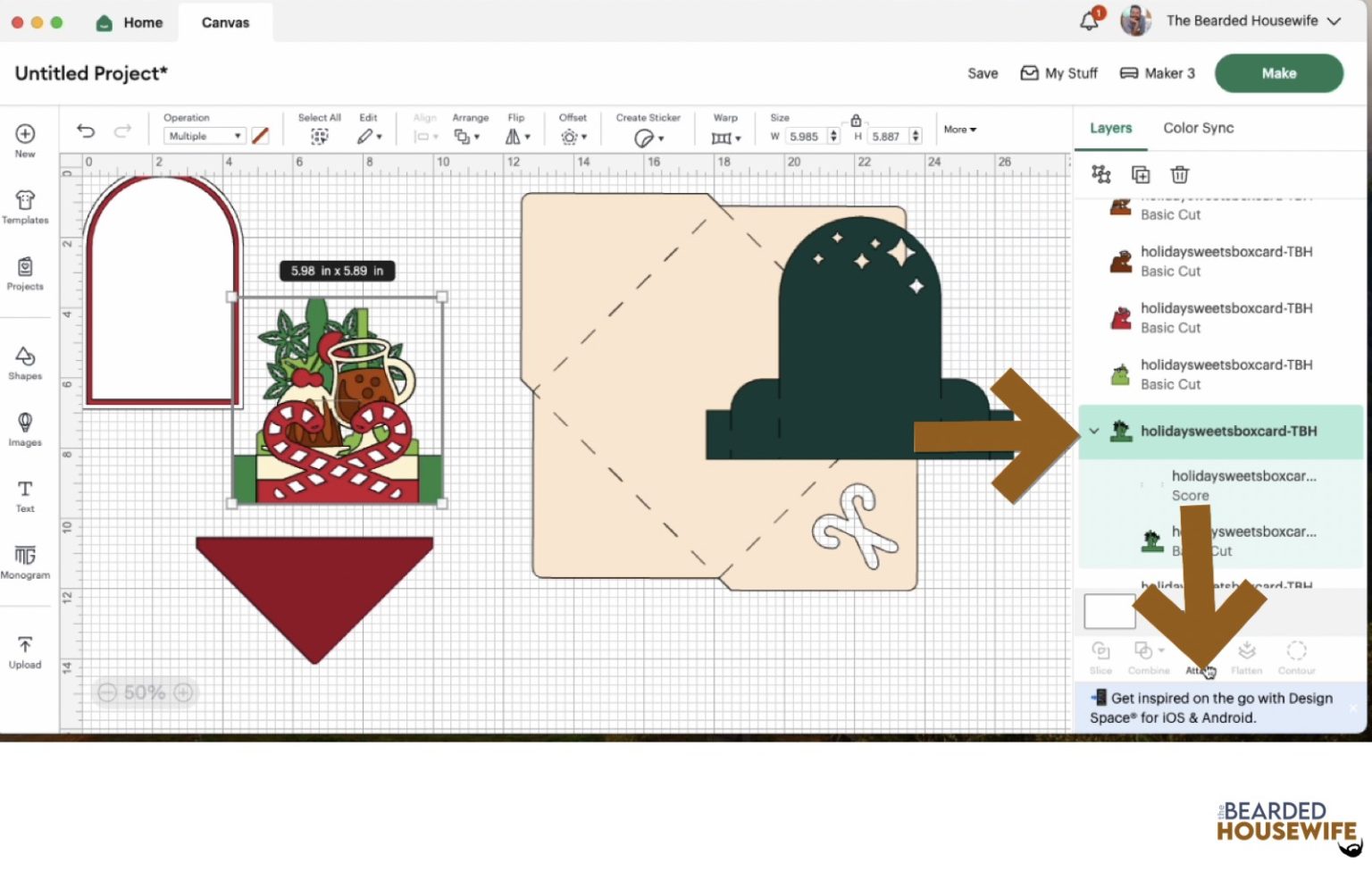 How to Make Cute Holiday Sweets Box Cards - The Bearded Housewife