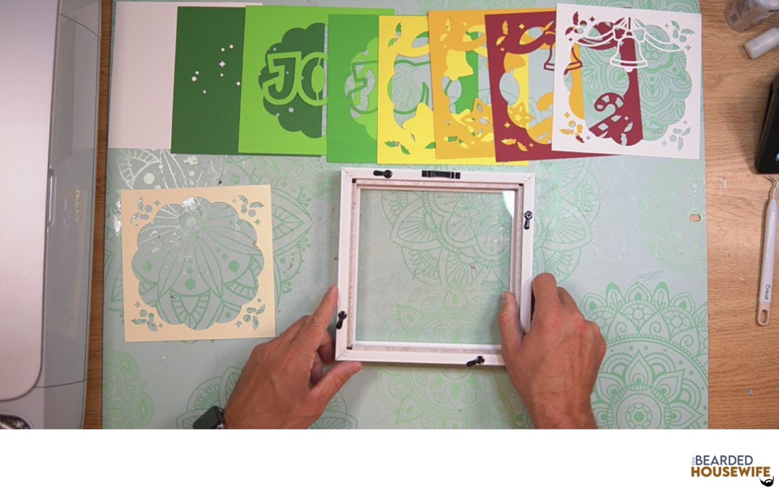 How to Make Cute Joy Shadow Boxes - The Bearded Housewife