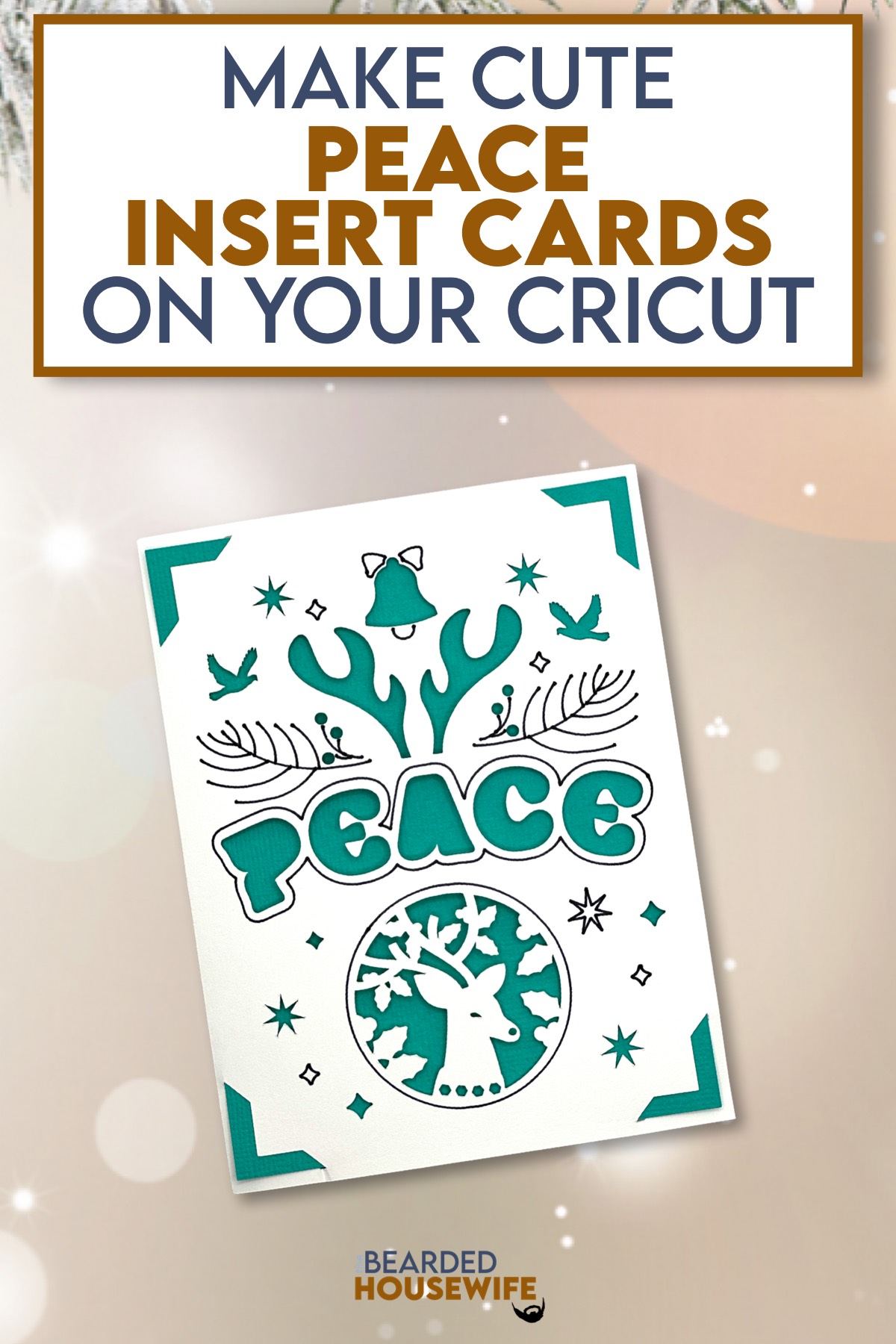 How to Make Cute Peace Insert Cards - The Bearded Housewife