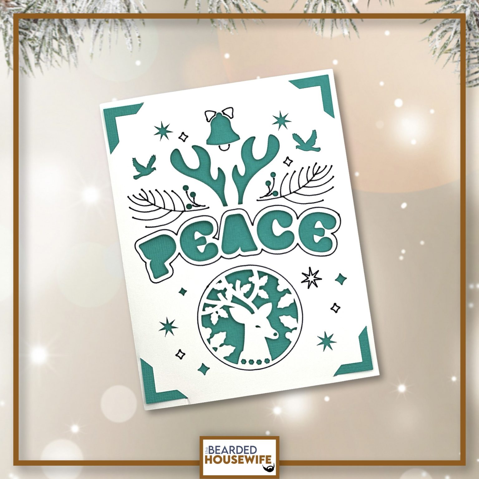 How to Make Cute Peace Insert Cards - The Bearded Housewife