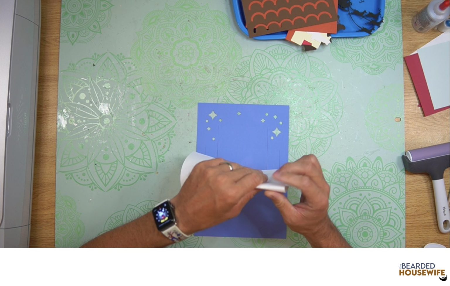 How to Make Fun Down the Chimney Pop-Up Cards - The Bearded Housewife