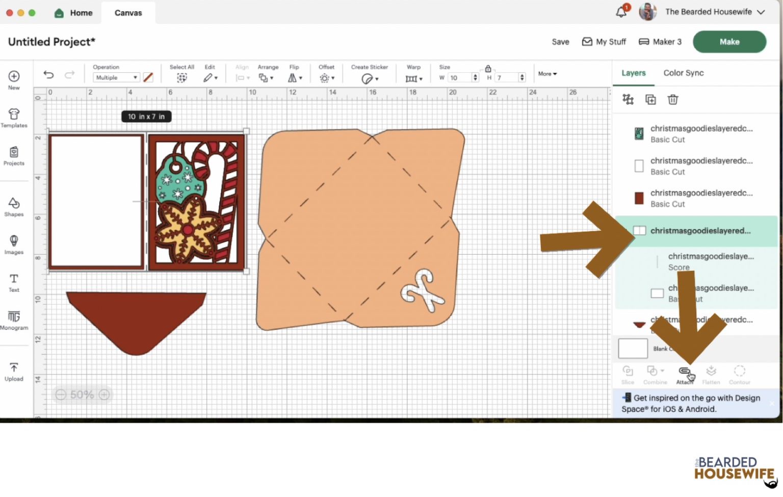 How to Make Cute Christmas Goodies Layered Cards - The Bearded Housewife