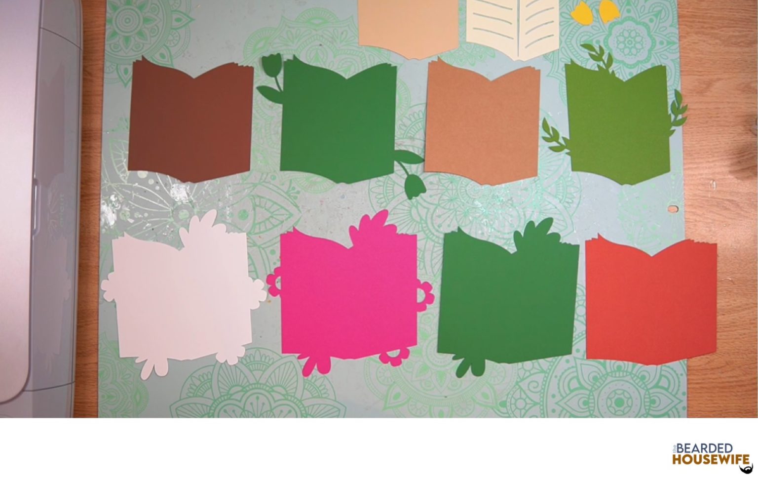 How to Make Fun Open Book Layered Paper Crafts - The Bearded Housewife