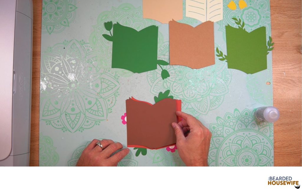 How to Make Fun Open Book Layered Paper Crafts - The Bearded Housewife