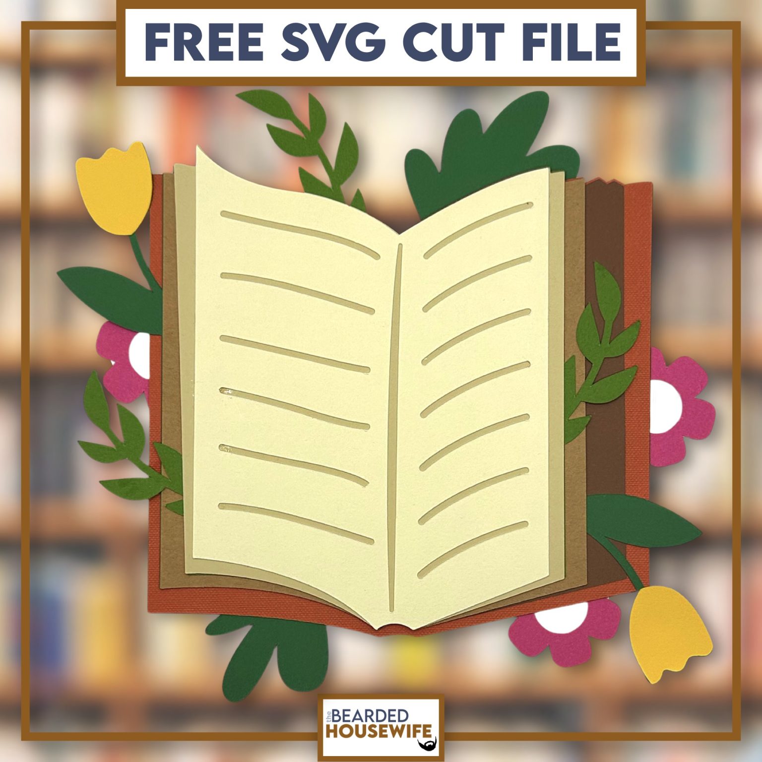 How to Make Fun Open Book Layered Paper Crafts - The Bearded Housewife