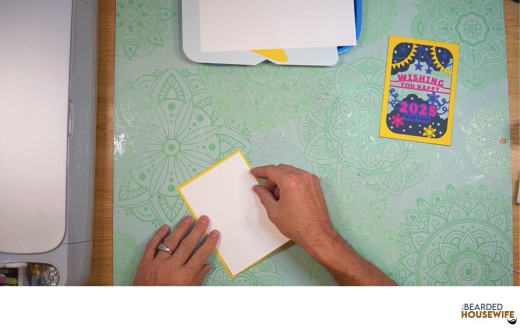 How to Make Fun Happy New Year 2025 Layered Cards - The Bearded Housewife