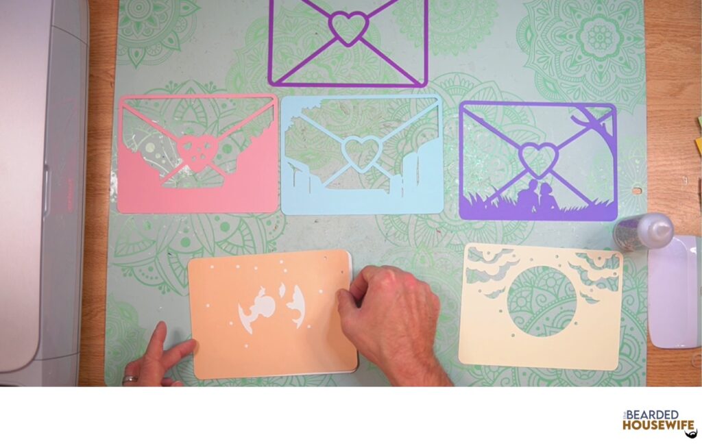 How to Make Cute Our Love Letter Layered Paper Crafts - The Bearded ...