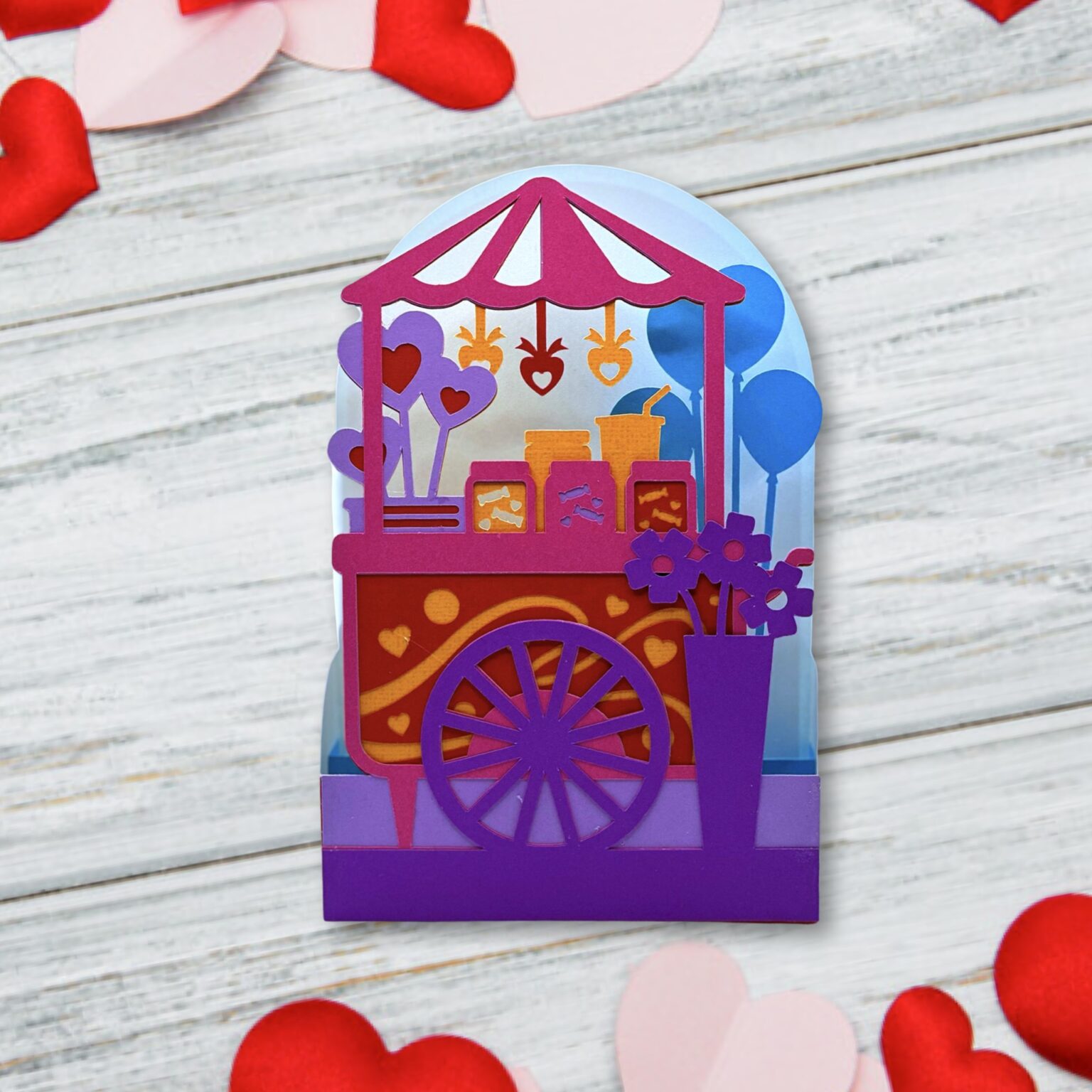 How to Make Fun Valentine Treat Box Cards - The Bearded Housewife