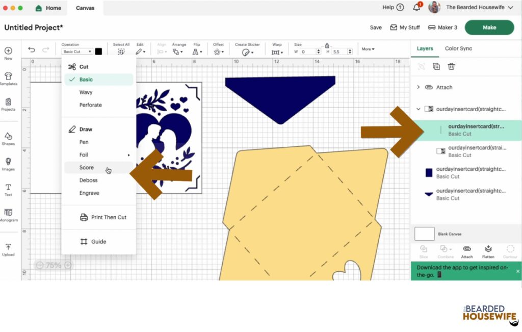 How to Make Easy Our Day Insert Cards - The Bearded Housewife