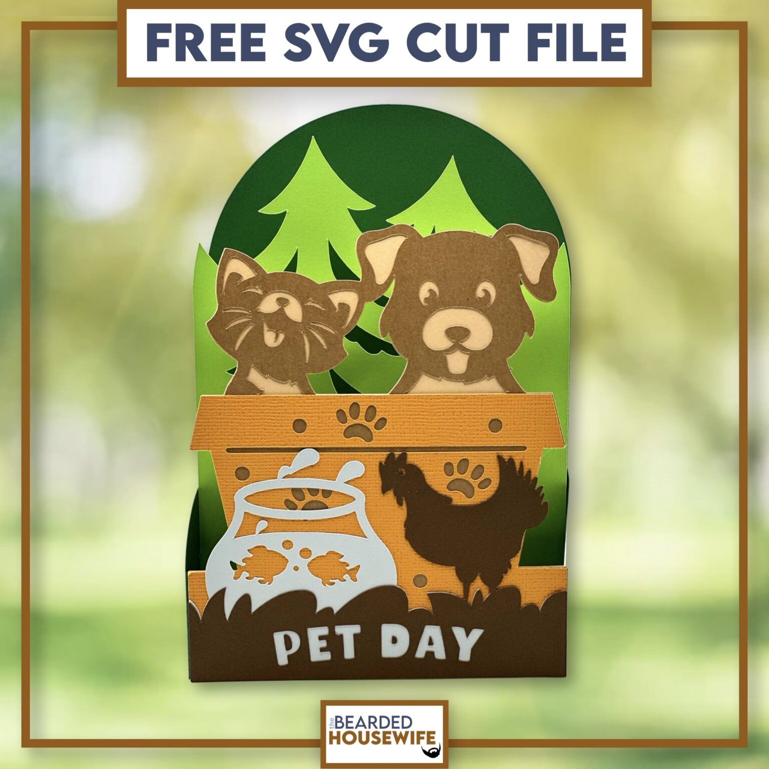 How to Make Cute Pet Day Box Cards - The Bearded Housewife