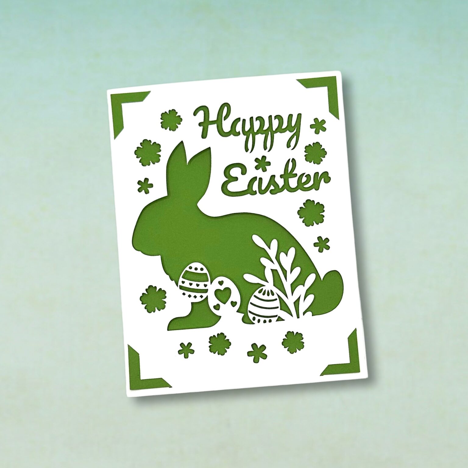 How to Make Easy Easter Silhouette Insert Cards - The Bearded Housewife