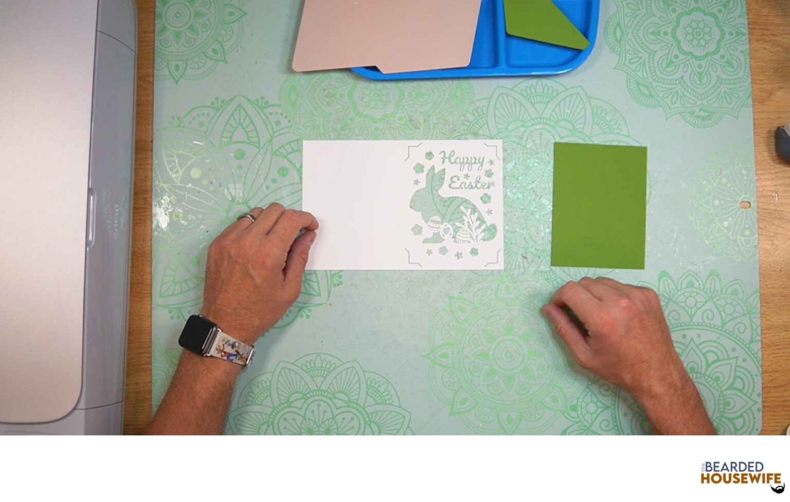 How to Make Easy Easter Silhouette Insert Cards - The Bearded Housewife