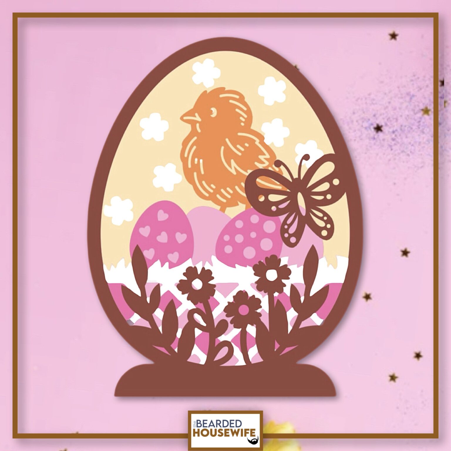 How to Make Fun Chicks and Eggs Layered Paper Crafts - The Bearded ...