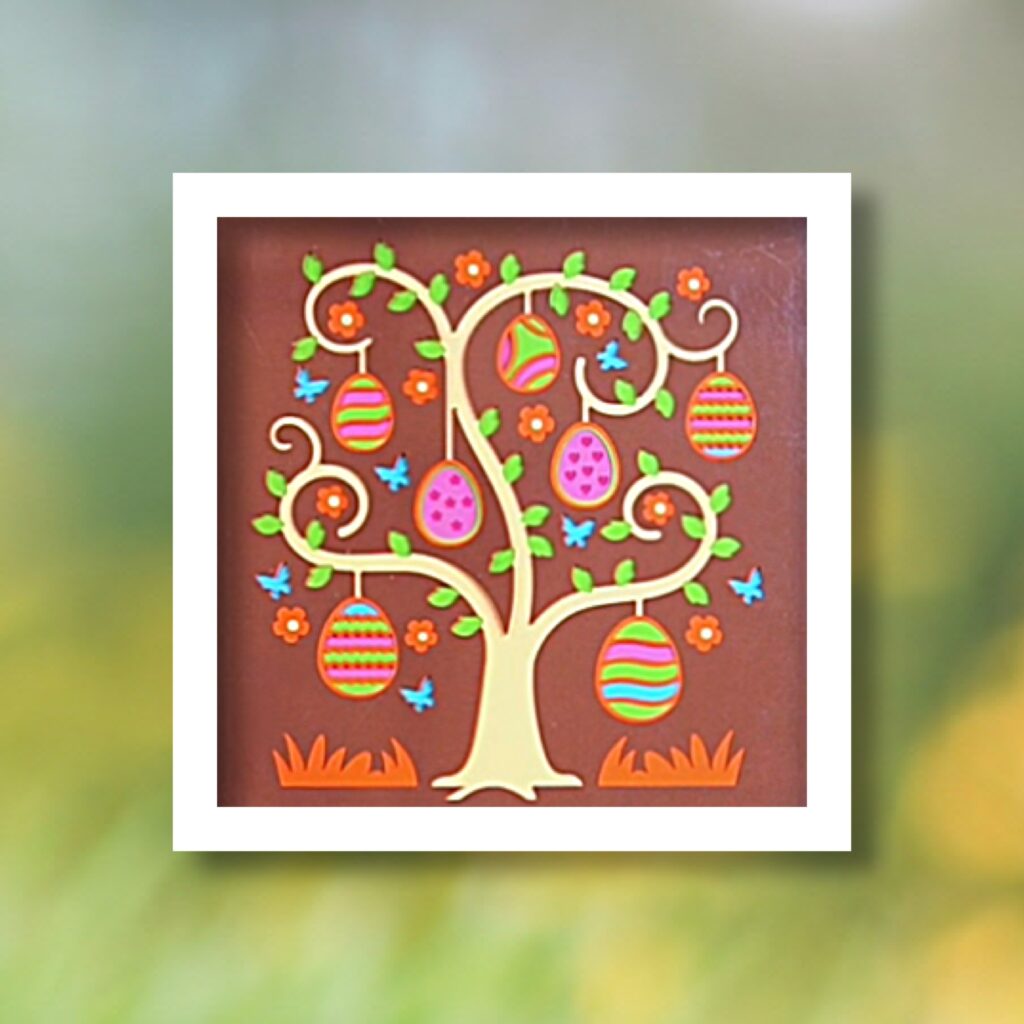 How to Make Fun Easter Tree Shadow Boxes - The Bearded Housewife