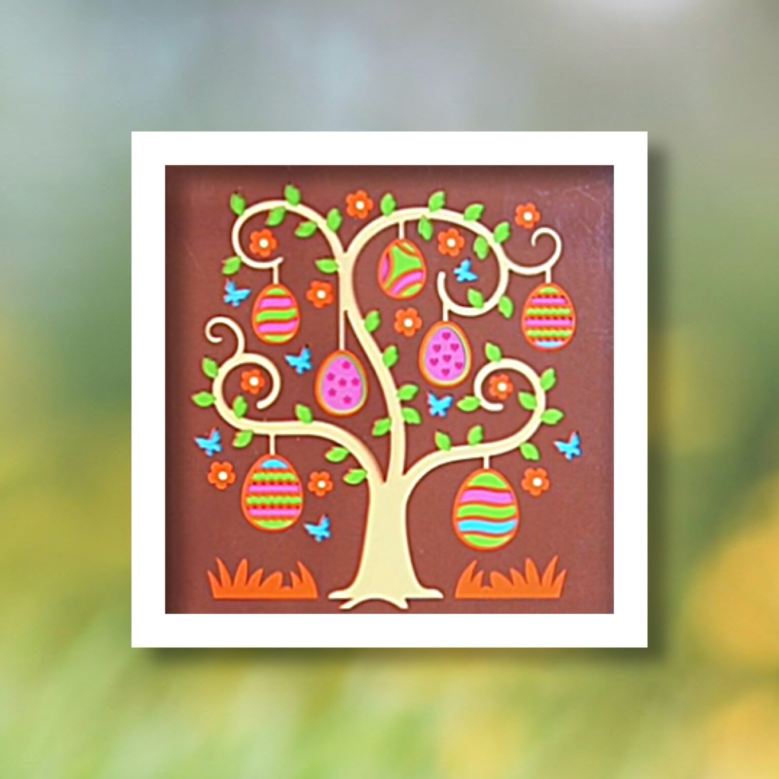 How to Make Fun Easter Tree Shadow Boxes - The Bearded Housewife