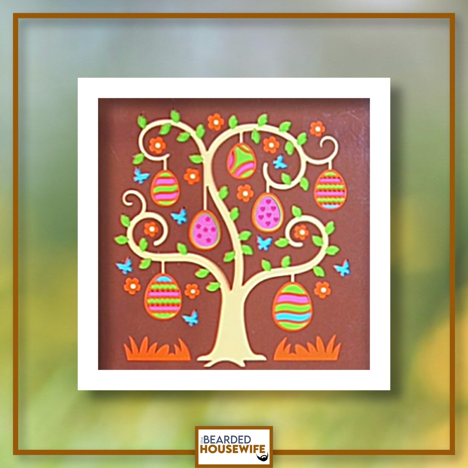 How to Make Fun Easter Tree Shadow Boxes - The Bearded Housewife