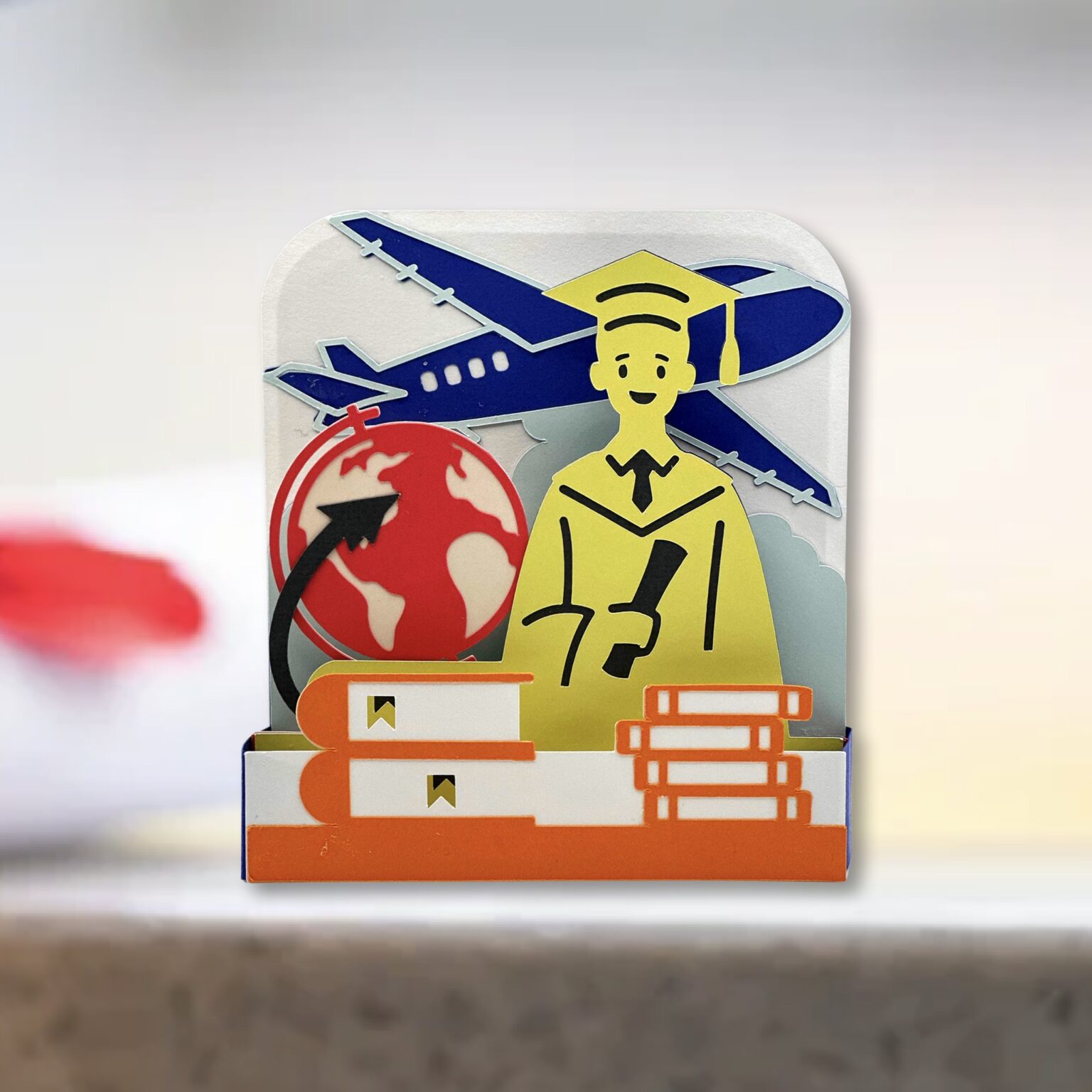 How to Make Cute Graduation Box Cards - The Bearded Housewife