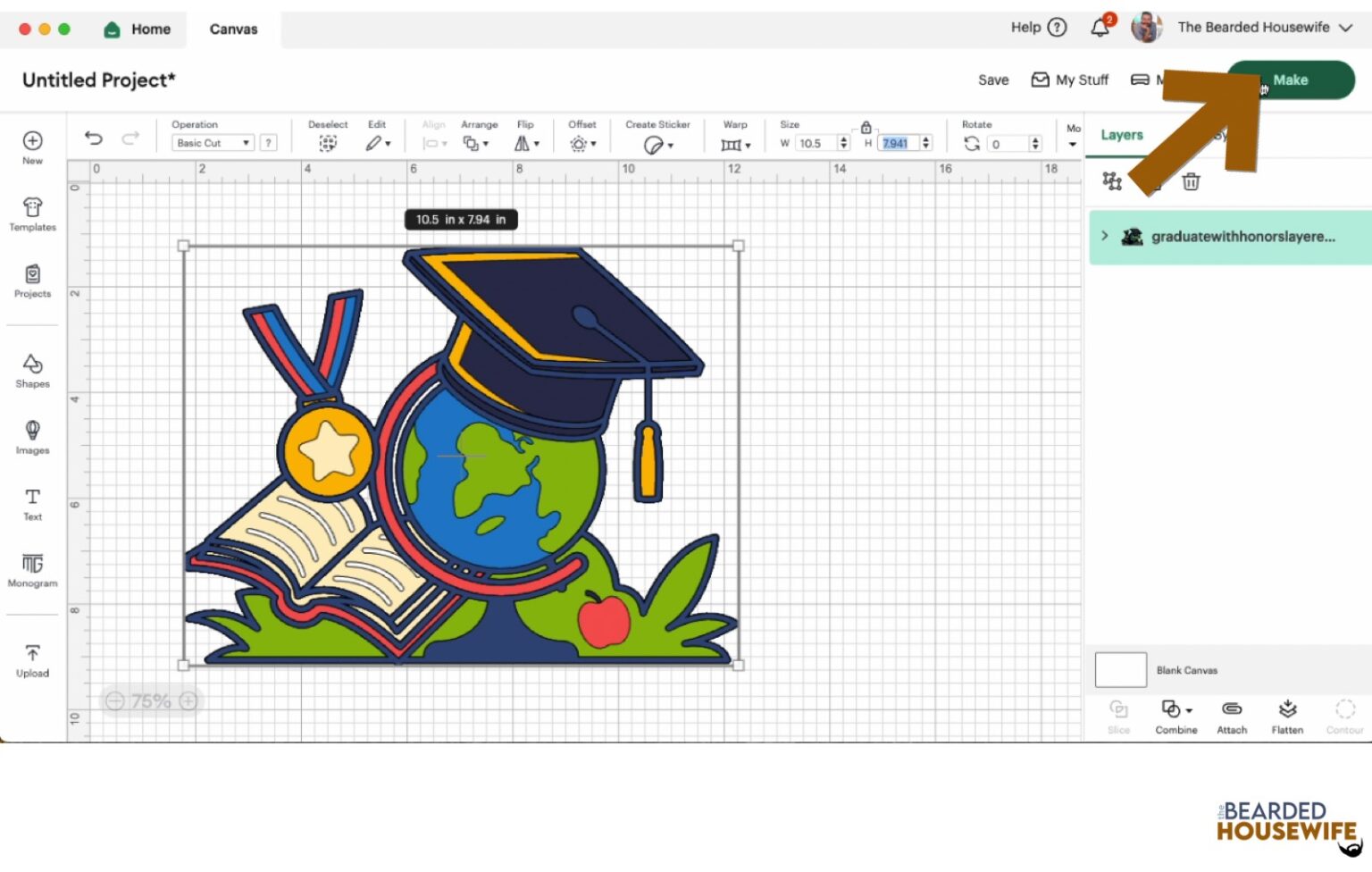How to Make Clever Graduation Layered Paper Crafts - The Bearded Housewife