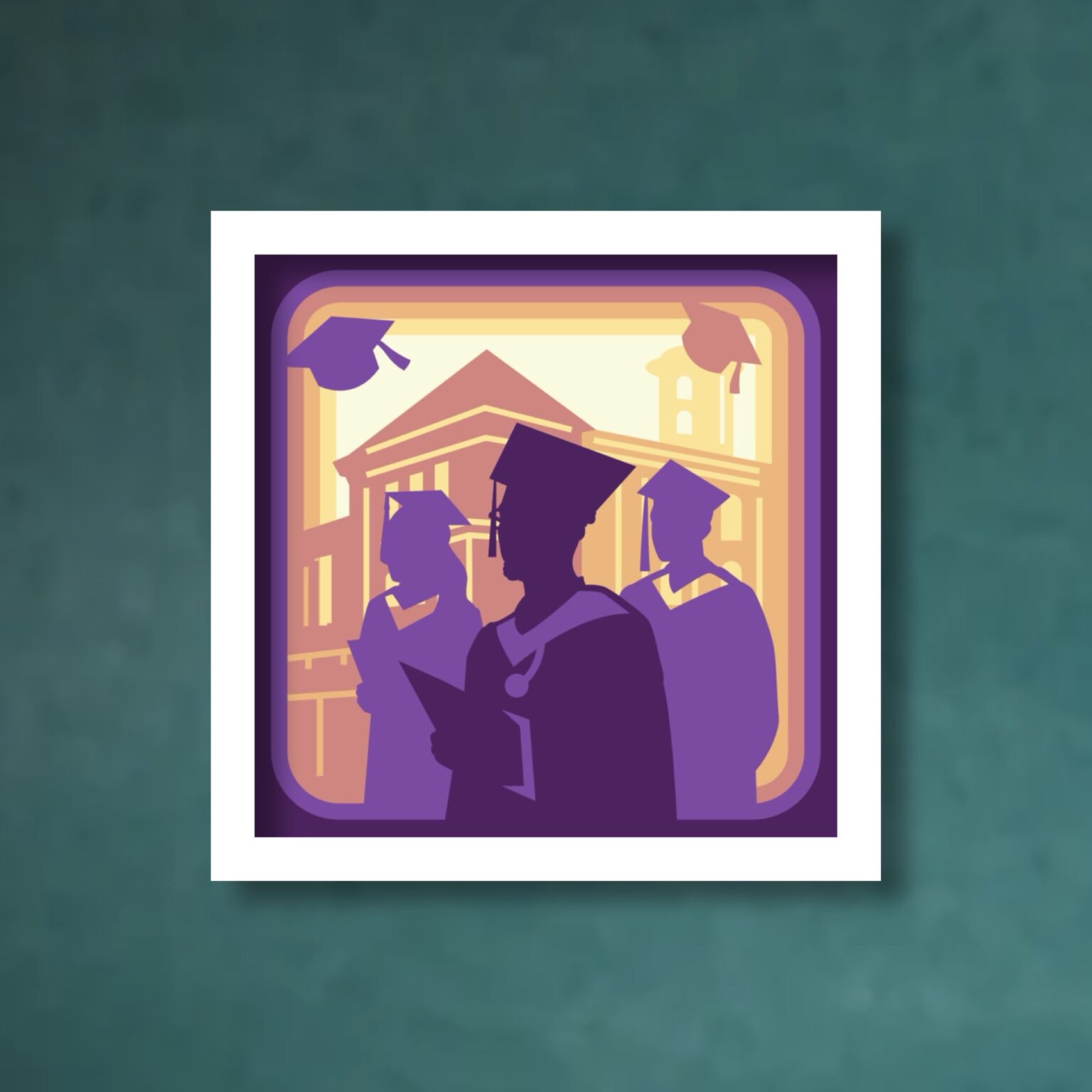 How to Make Fun Graduation Shadow Boxes - The Bearded Housewife